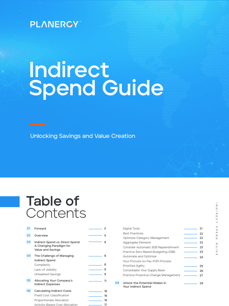 Planergy Indirect Spend Guide | PDF | Business Economics | Business