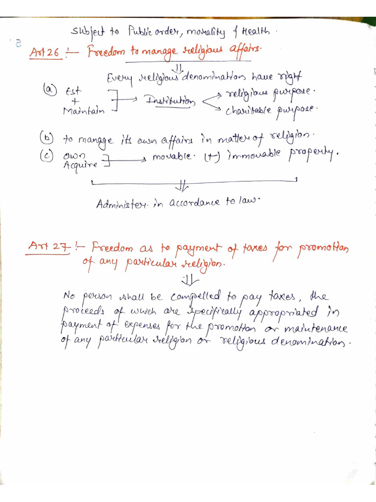 Art 26, 27, 28, 29 & 30 | PDF