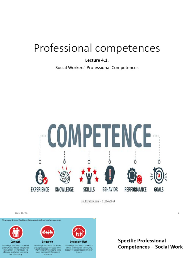 4.1 Role Competence Beliefs | PDF | Social Work | Policy