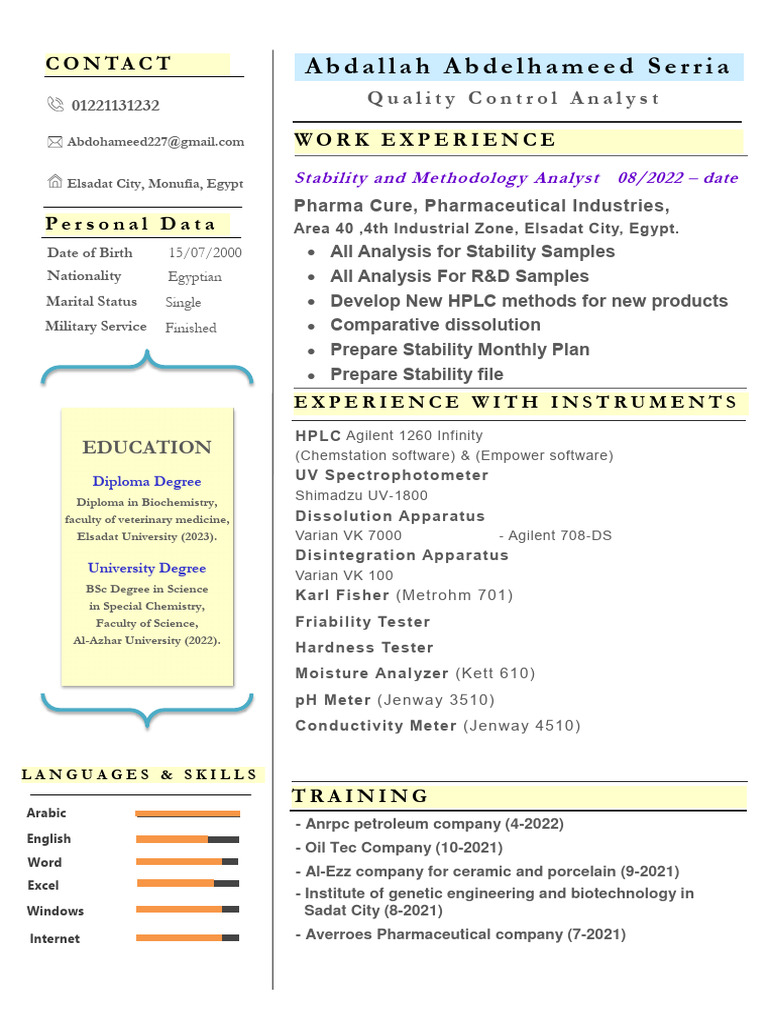 (CV 2024) Abdallah Serria -1 | PDF