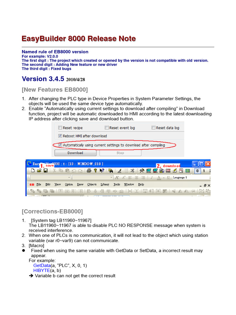 Release Note | Download Free PDF | Programmable Logic Controller | Computer File