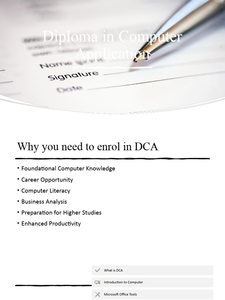 Dca Syllabus Pdf Application Software World Wide Web