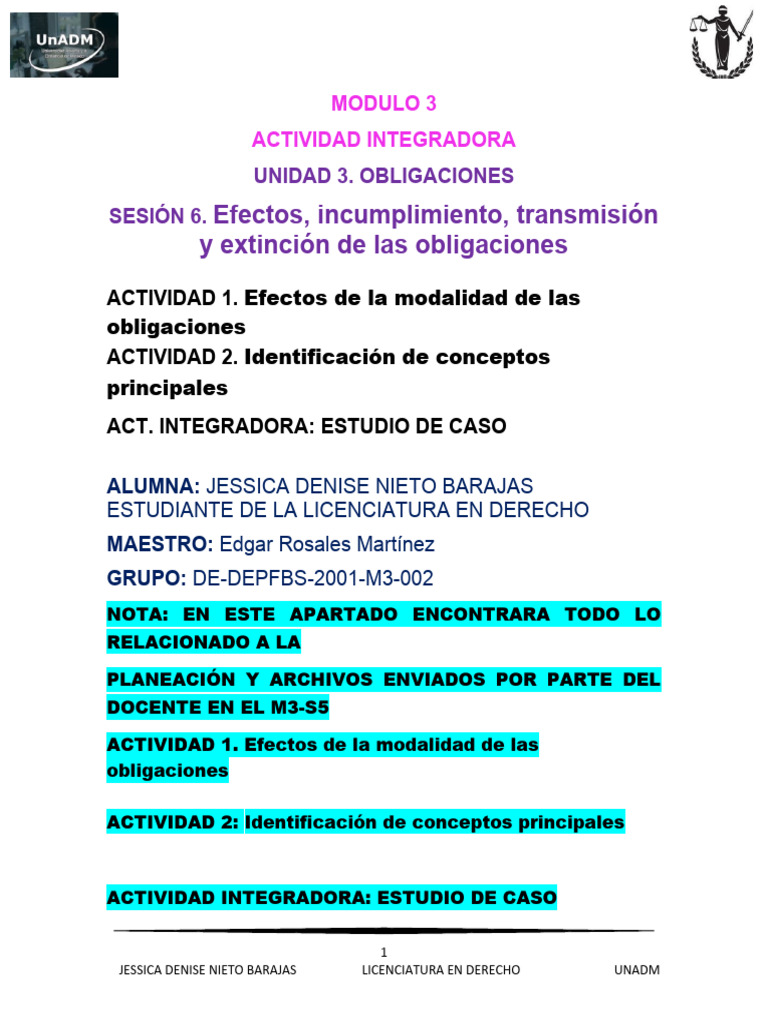 SEM6 | PDF | Pagos | Ley común