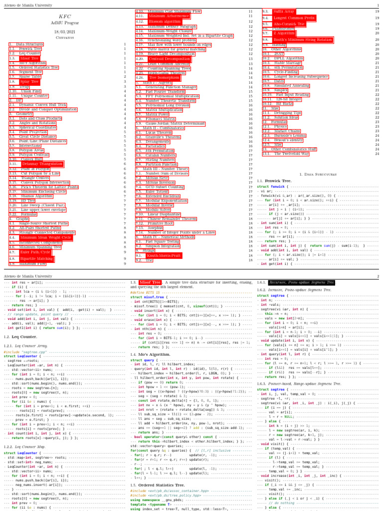 Notebook | PDF | Combinatorics | Polygon