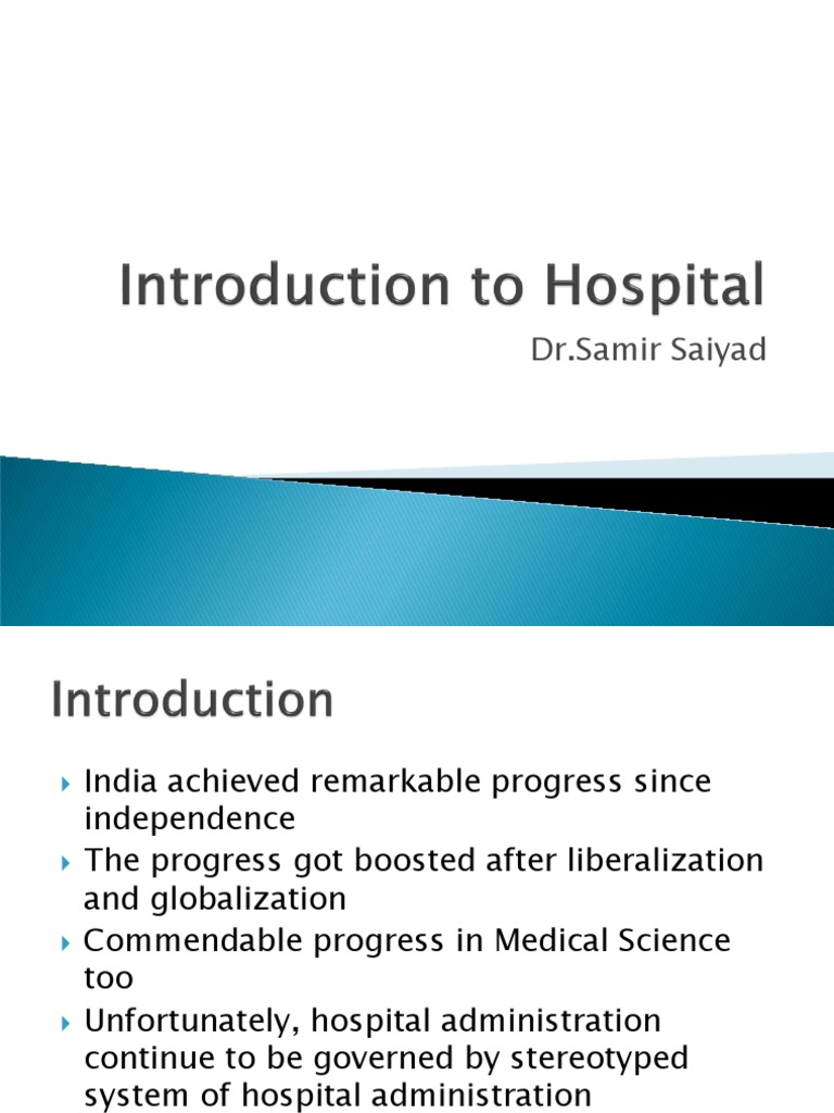 Introduction to Hospital | Hospital | Medicine