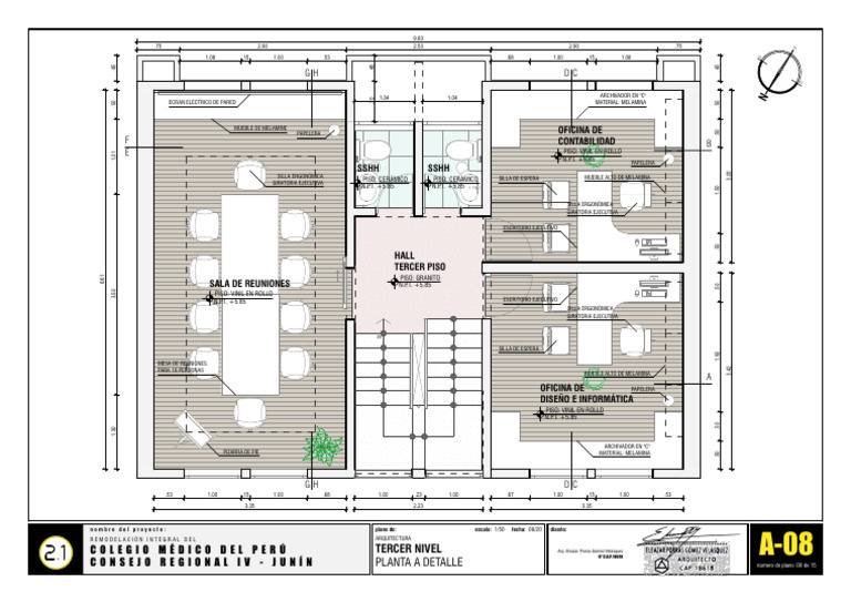 A08 Detalle Planta 3ºnivel 150 | PDF