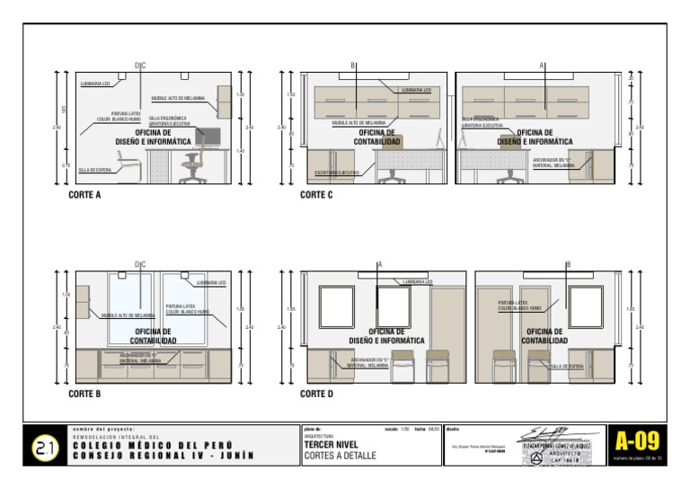 A09 Detalle Corte 3ºnivel 150 | PDF