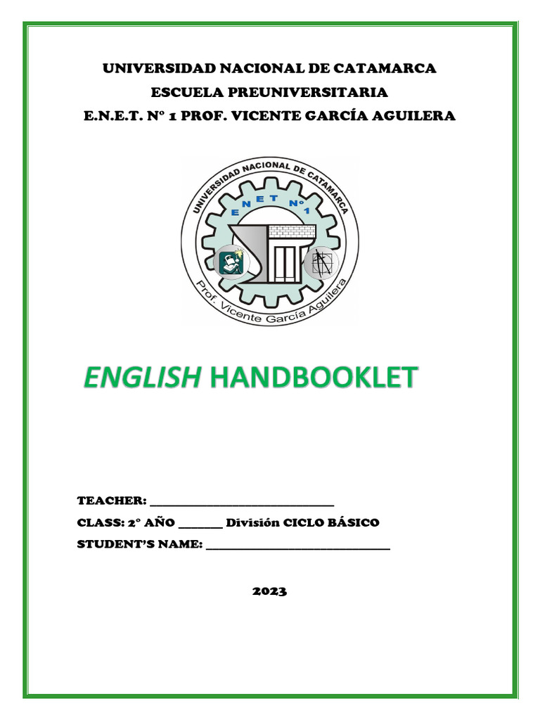 Cuadernillo 2do Año Cb2023 | PDF | Plural | Noun