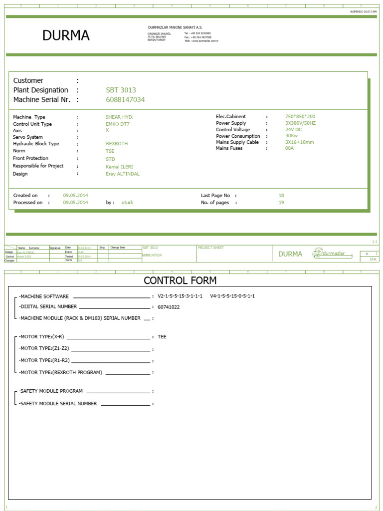 Hydraulic Shear Control Document | PDF | Manufactured Goods | Electricity