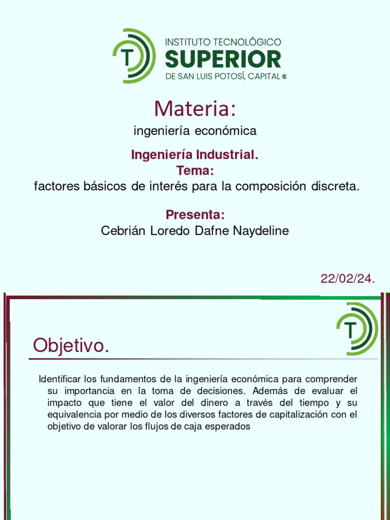 Proyecto Ing Eco.1 | PDF | Interés compuesto | Interés