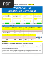 Graad 4 Afrikaans HT Taalstrukture En-Konvensies Sinsoorte - Avj | PDF