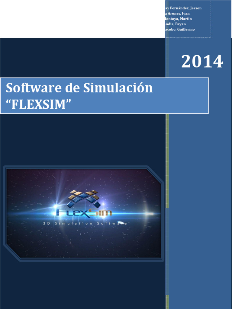 GUIA Software de Simulacion FLEXSIM | PDF | Simulación | Software