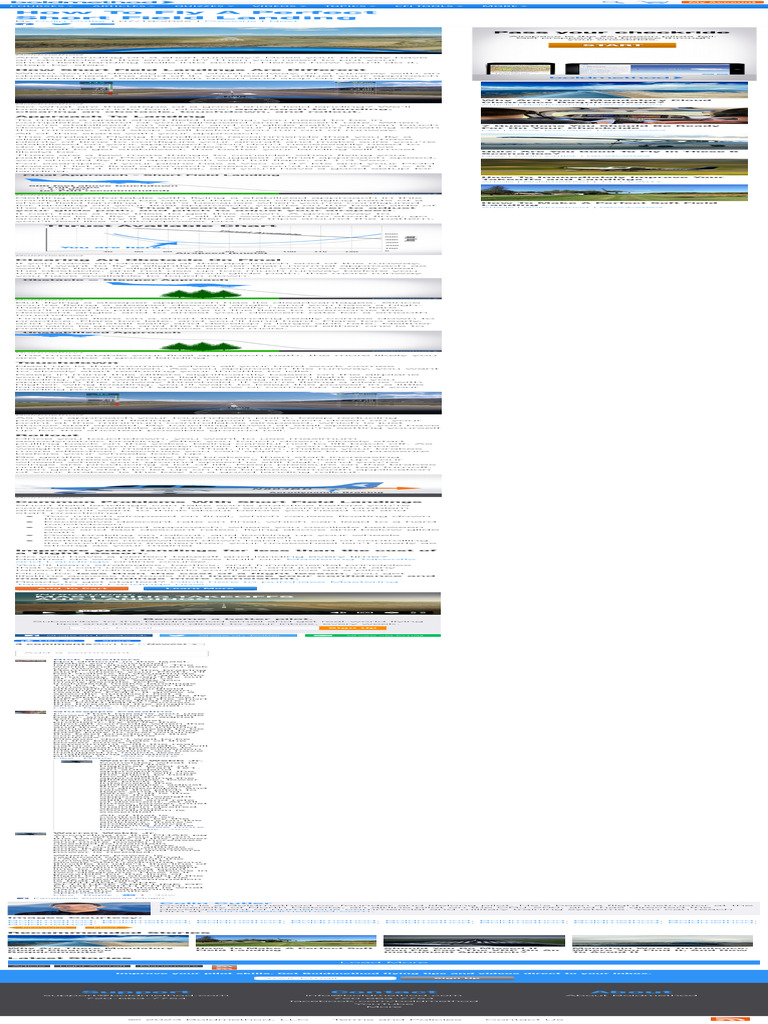 How to Fly a Perfect Short Field Landing Boldmethod | PDF | Landing ...