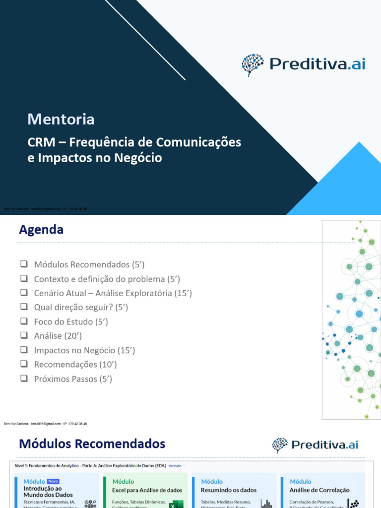 202403-Mentoria Frequencia de Comms (CRM) | PDF | Gestão de ...