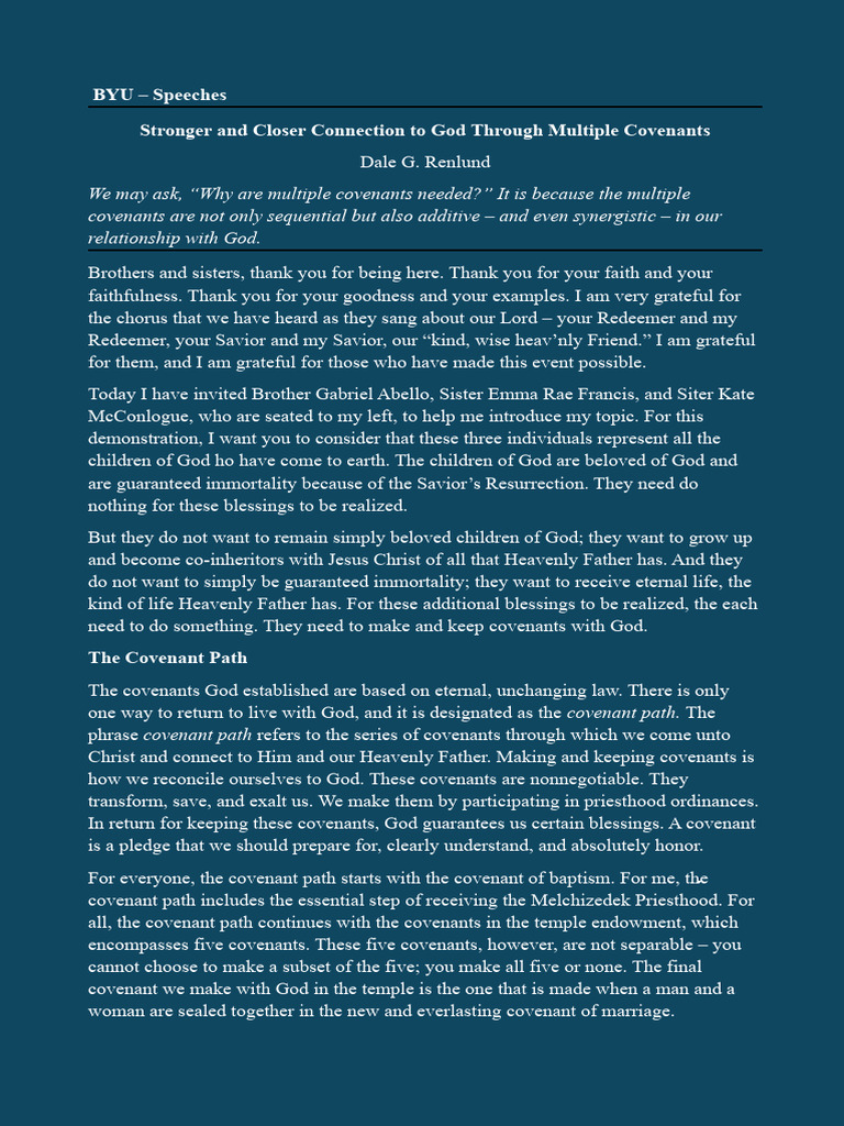 BYU | PDF | Revelation | Jesus