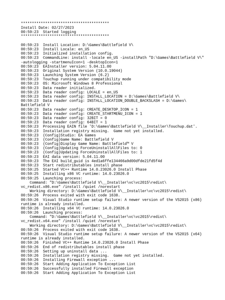 Install Log | PDF | Software Engineering | System Software
