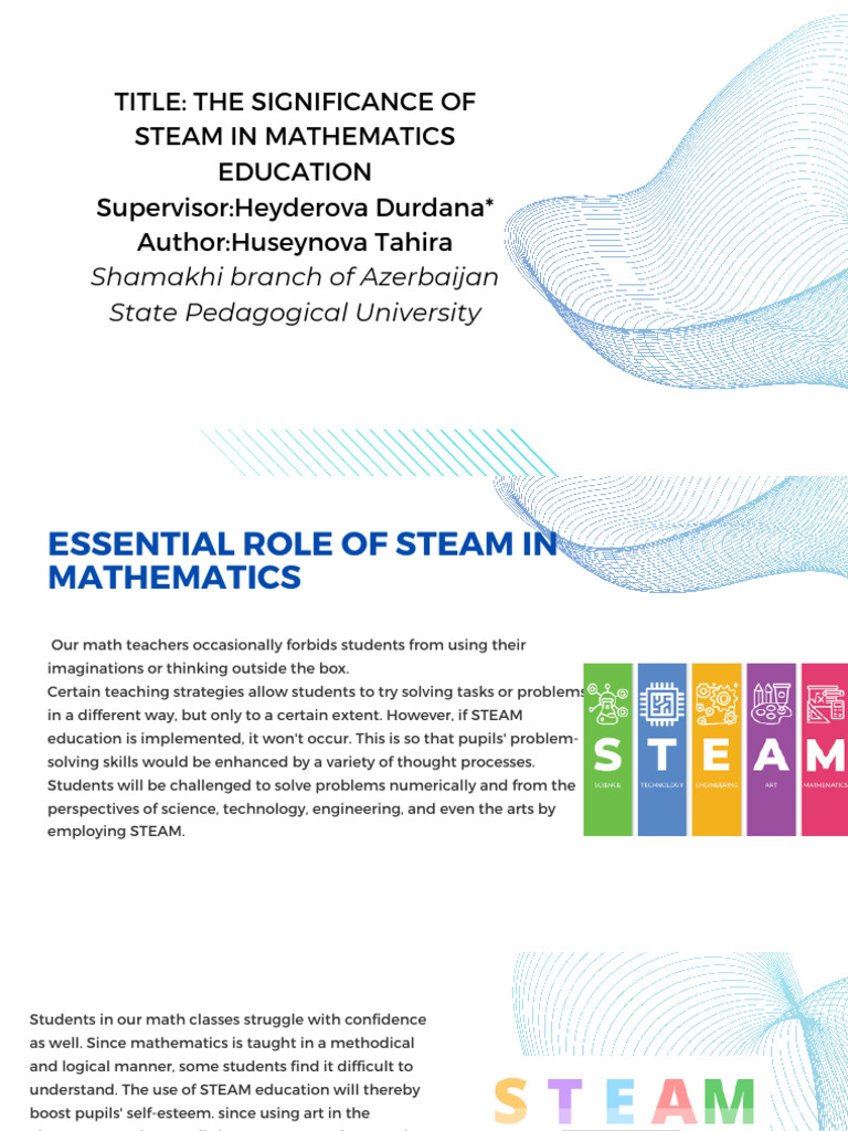STEAM's Impact on Math Education | PDF | Mathematics | Science