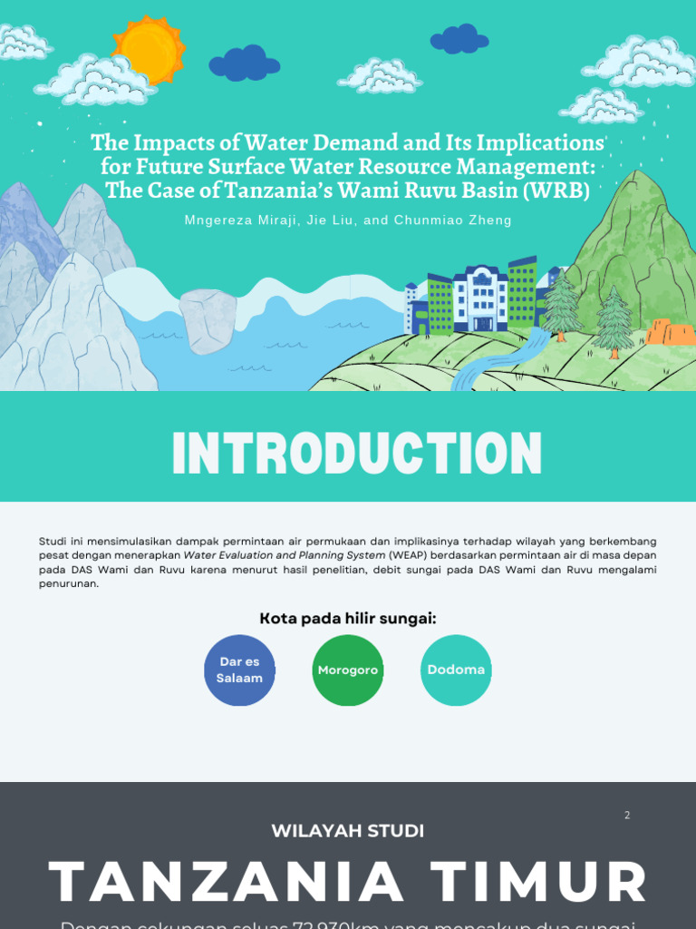 Dampak Permintaan Air di DAS Wami Ruvu | PDF
