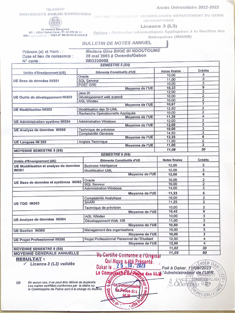 Bulletin Annuel | PDF