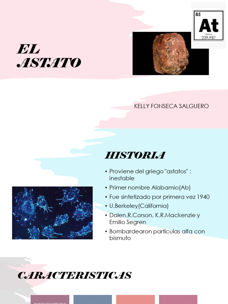 Astato | PDF | Desintegración radioactiva | Radioactividad