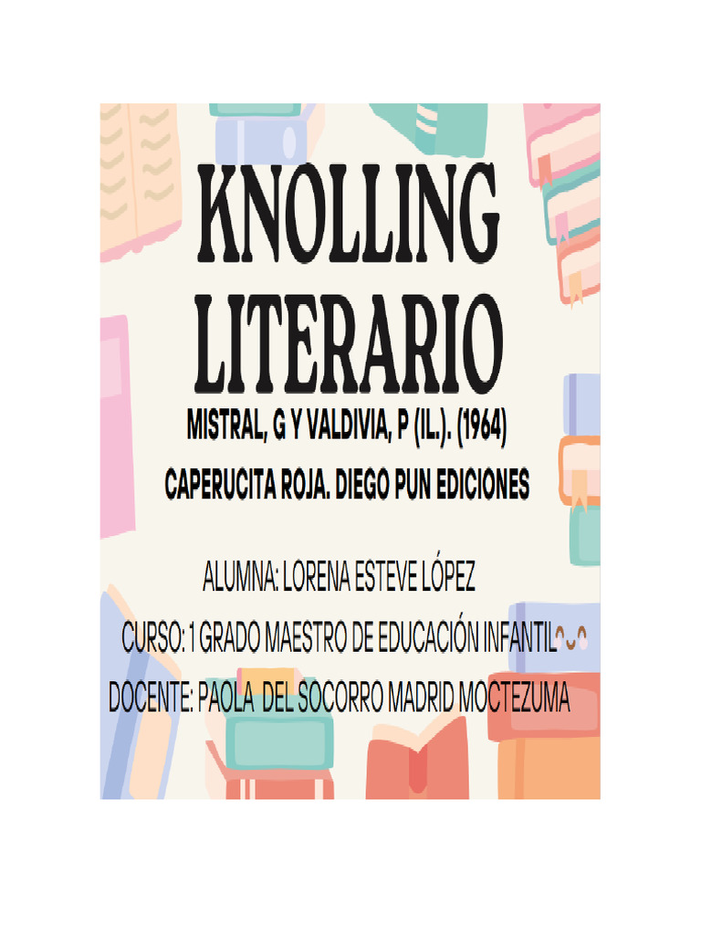 Knolling Literario | PDF | Caperucita Roja