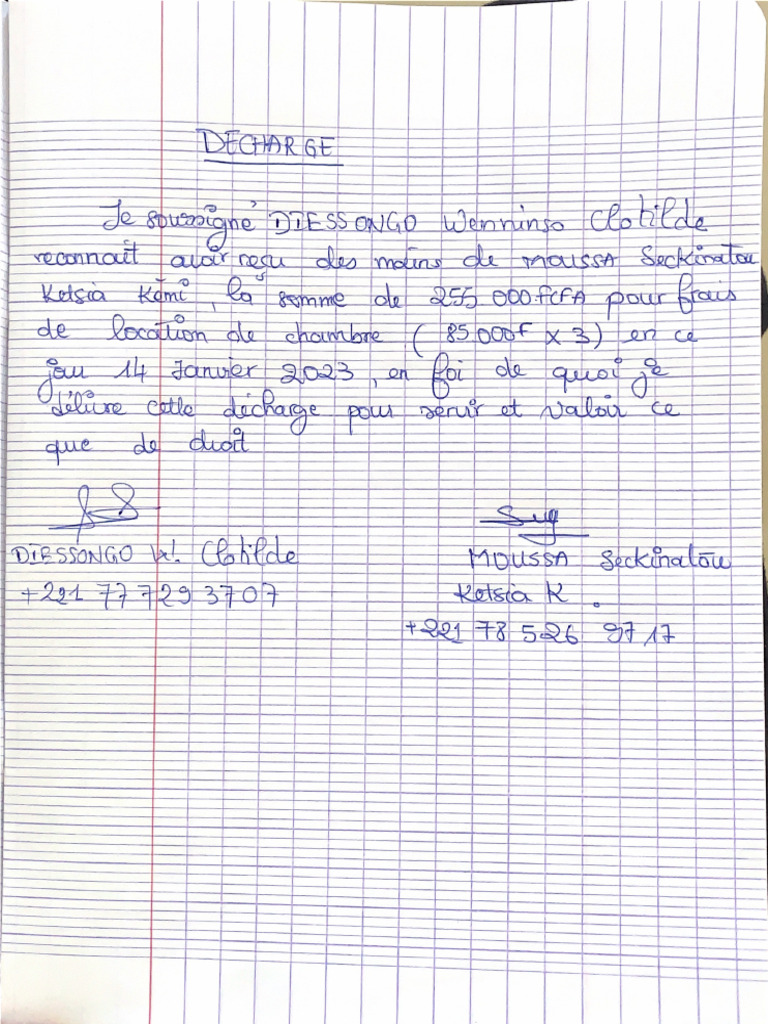 Décharge location | PDF