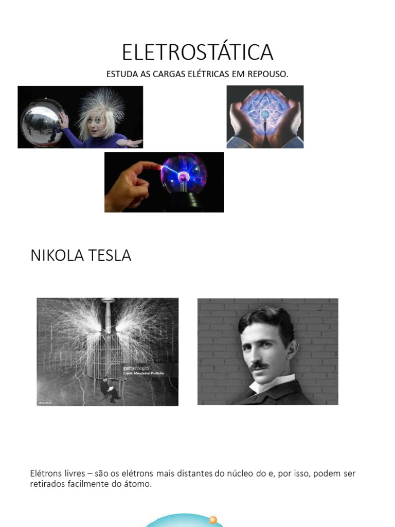 AULA 1 - 3º ANO - PARA ENVIAR | PDF | Carga elétrica | Condutor elétrico