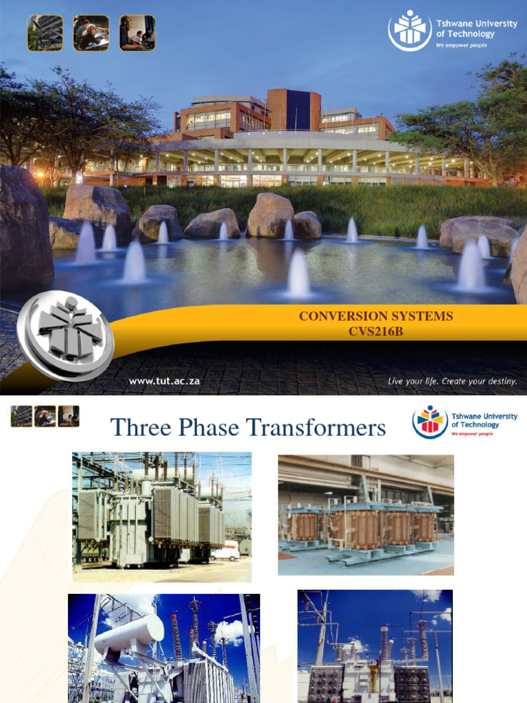 Unit3 3ph TRF Mubatanhema Slides | PDF | Transformer | Electrical ...