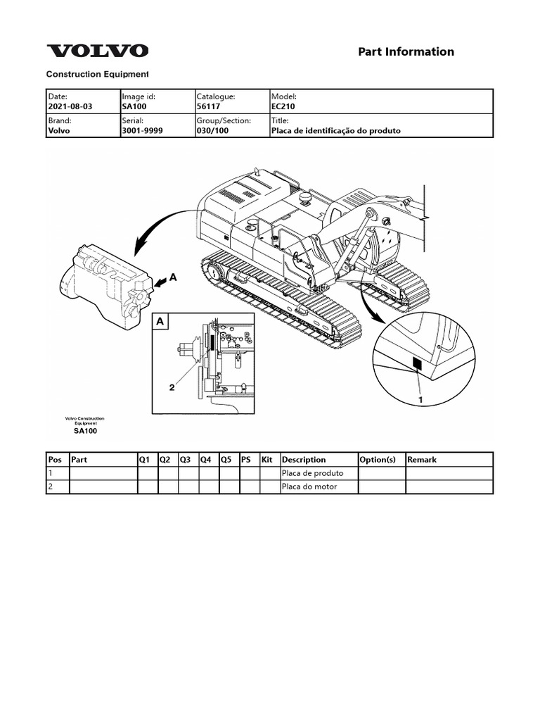 Volvo - Ec210LC | PDF | Vehicle Technology | Vehicles