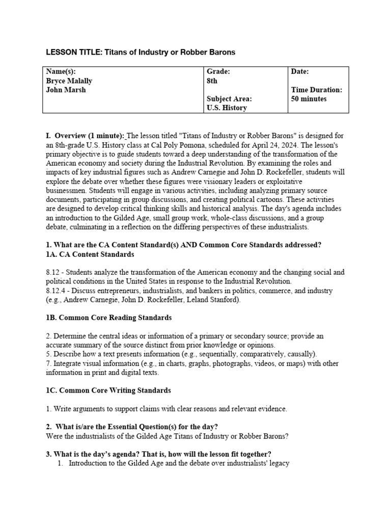 Lesson Plan | PDF | Lecture | Knowledge