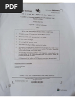 CSEC 2025 Mathematics Paper 1 | PDF | Set (Mathematics) | Mathematics