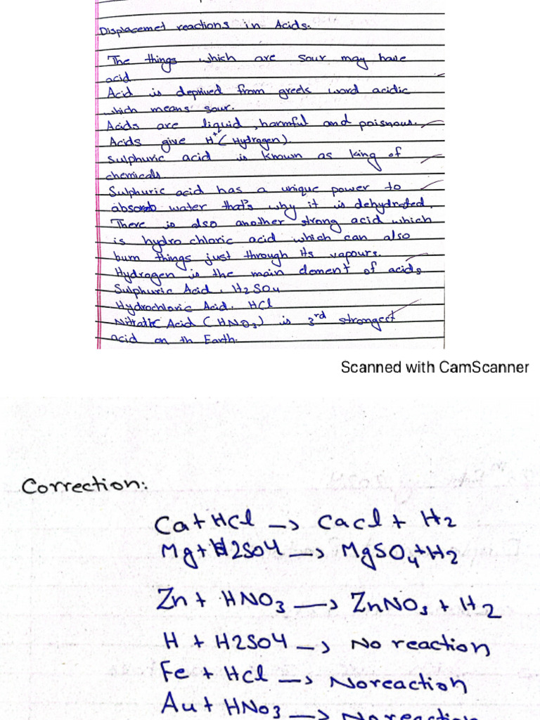 Class 8 Notebook | PDF