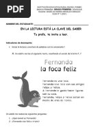 Actividades de lectoescritura con la F | PDF | Artes del Lenguaje y ...