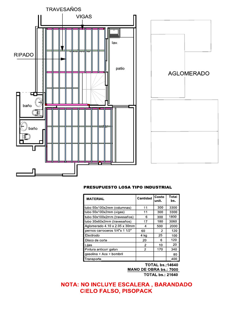 Detalle Entrepiso | PDF