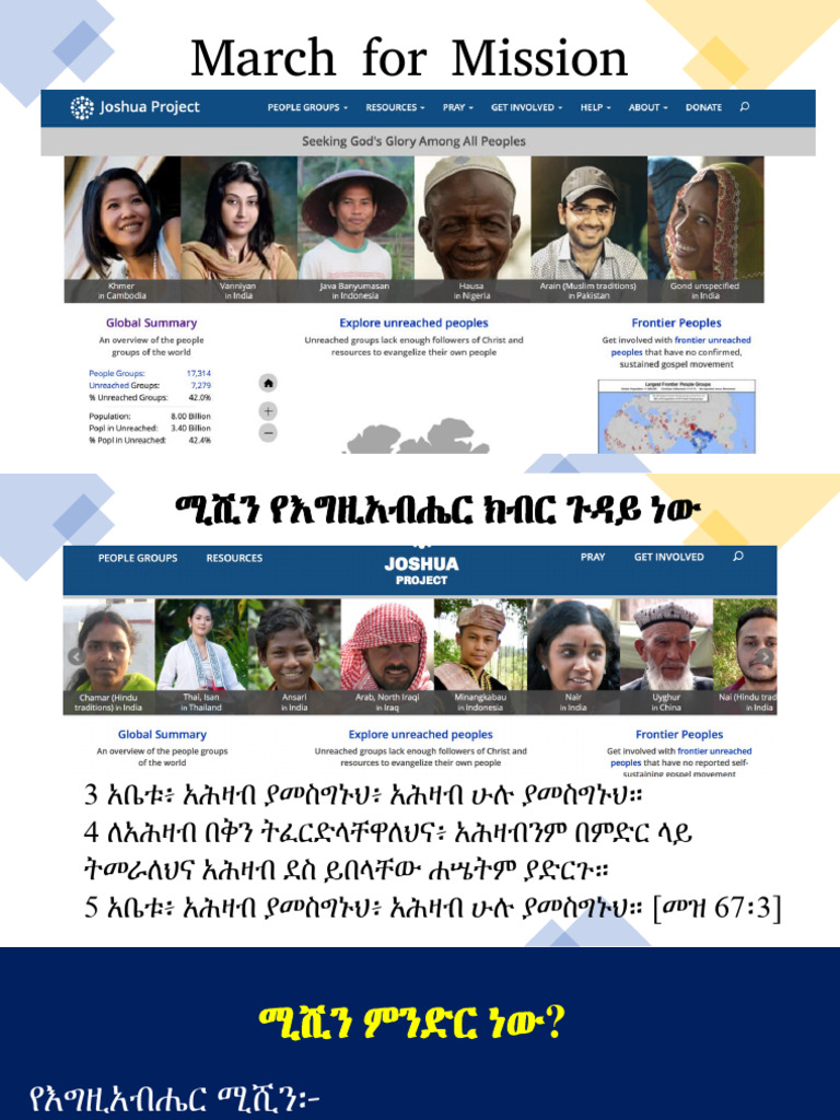 What Is Mission For Awassa | PDF