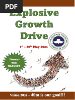 RCCG Vision 2032: Explosive Growth Drive | PDF | Jesus | Disciple ...