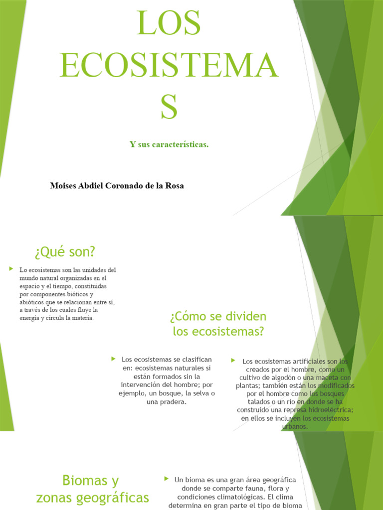 PRESENTACION | PDF | Ecosistema | Ecorregiones