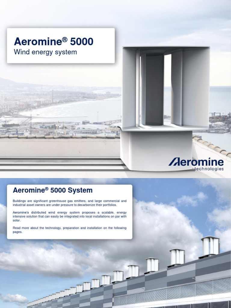 Aeromine 5000 Wind System Brochure 2023 | PDF | Solar Power ...