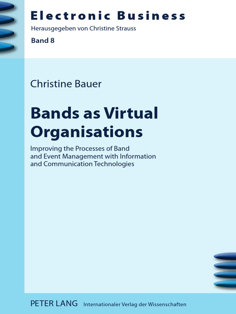 Bands As Virtual Organisations: Electronic Business | PDF