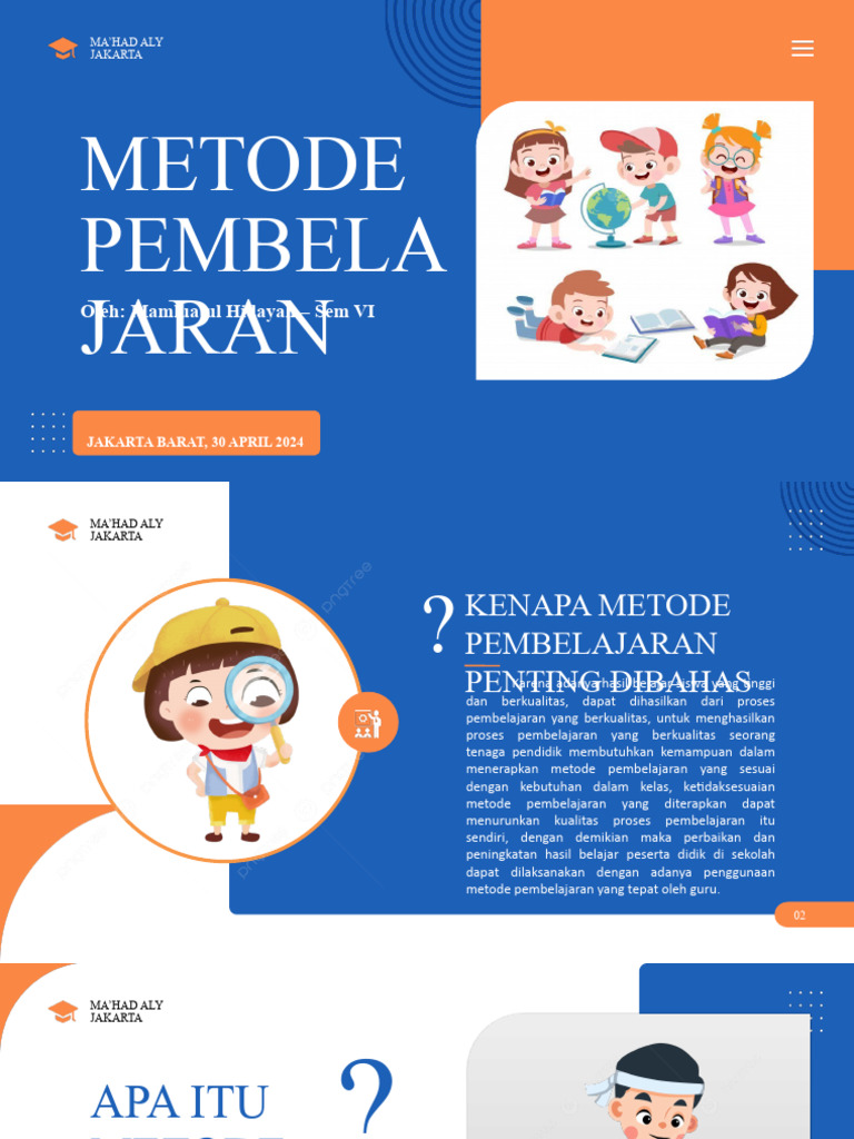 Ppt-Metode Pembelajaran | PDF | Karier & Perkembangan