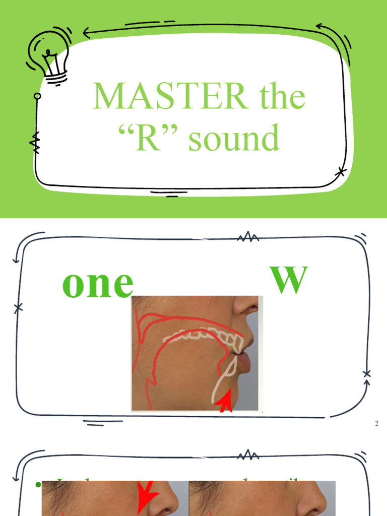 Ejercicios para Pronunciación de la R | PDF
