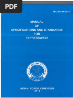 IRC SP 99-2023 Manual of Specifications & Standards For Expressway ...