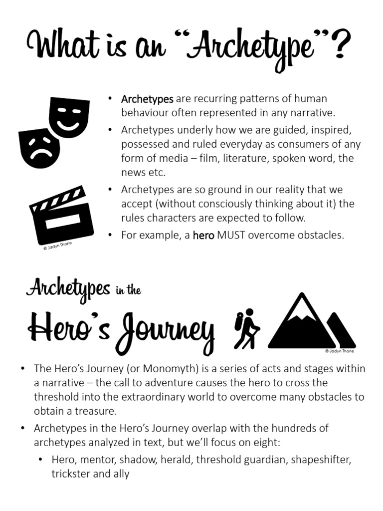 8ENG HJ Archetypes.pdf | PDF | Hero | Magician (Fantasy)