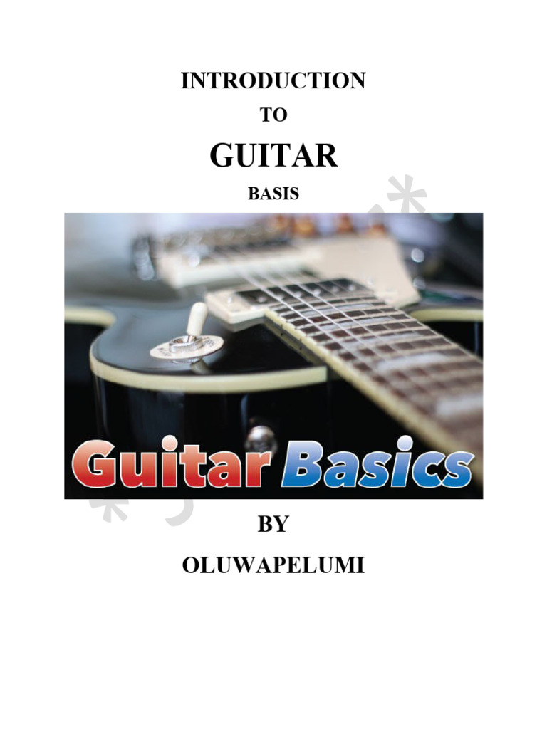 Intoduction To Guitar Basis | PDF | Guitars | String Instruments
