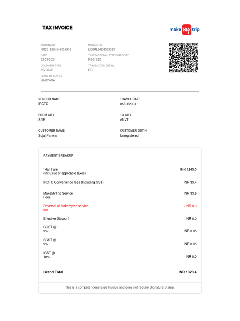 Rail NR2518251546001906 | PDF | Invoice | Government Finances