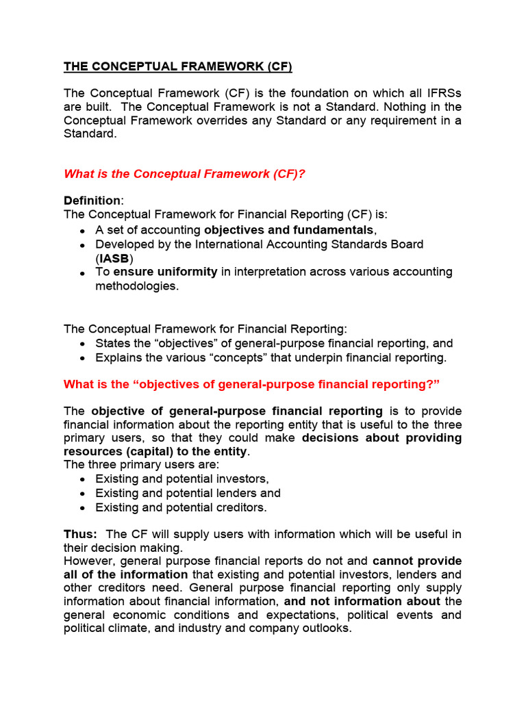 CF Summarised | PDF | International Financial Reporting Standards ...