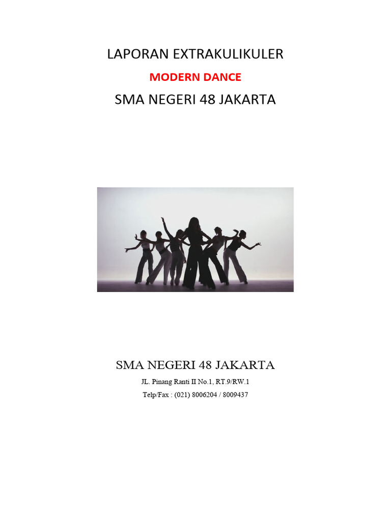 Laporan Ekskul Dance Cover | PDF