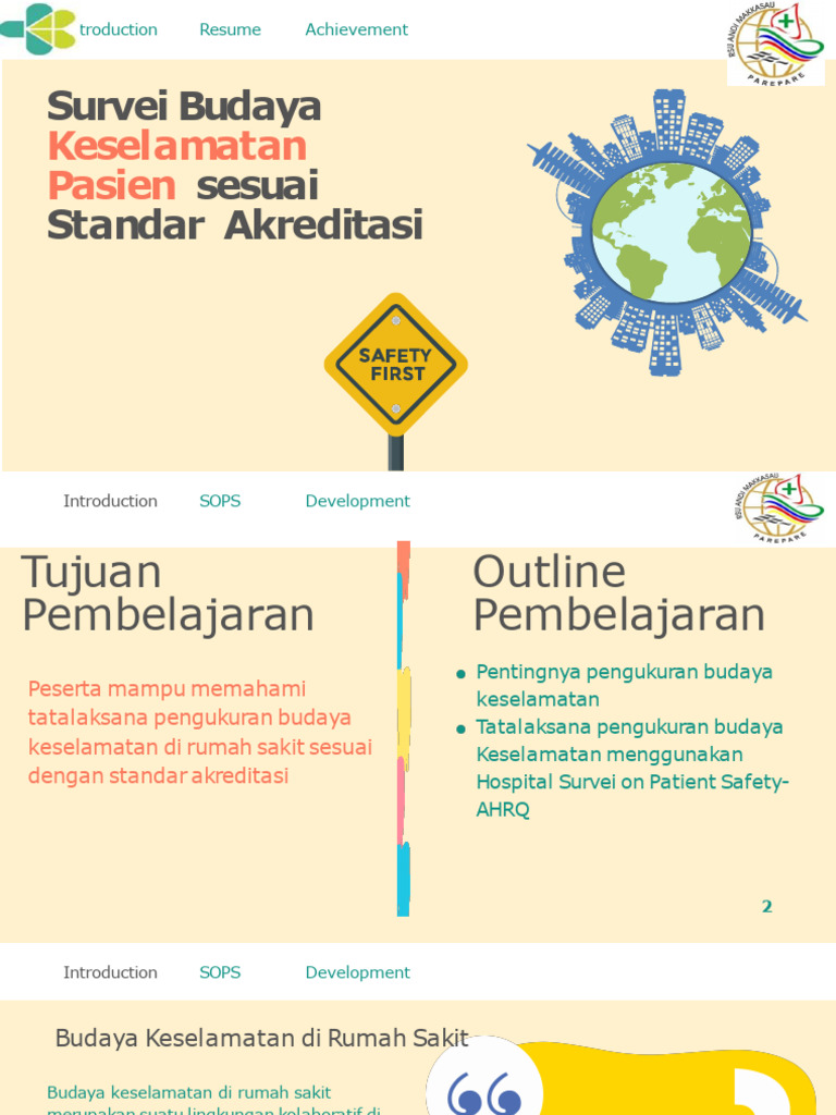 Pengukuran Budaya Keselamatan Pasien | PDF | Karier & Perkembangan | Bisnis