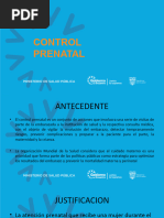 Control Prenatal GPC 2016 MSP | PDF | El embarazo | Parto prematuro