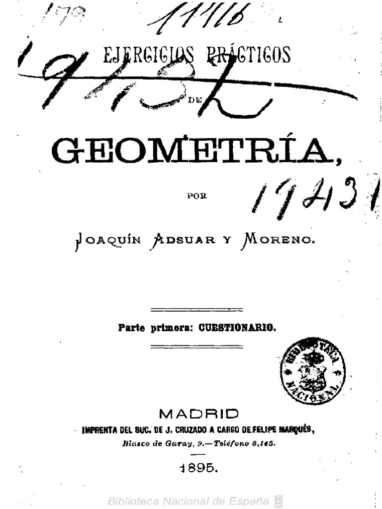 Geometría,: Madrid | PDF | Ángulo | Perpendicular
